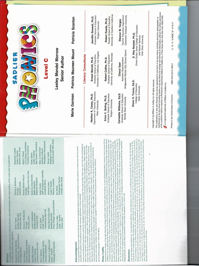 Sadlier Phonics C Contents | PDF