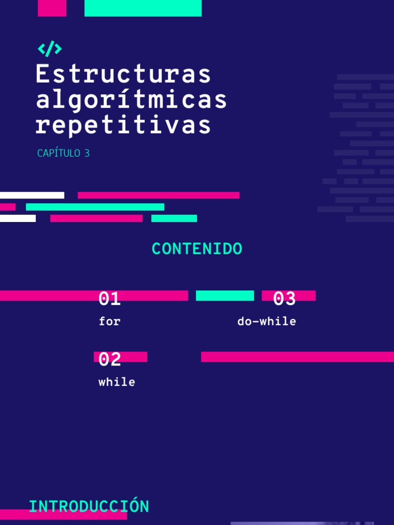 Estructuras Algorítmicas Repetitivas: Capítulo 3 | PDF | Algoritmos ...
