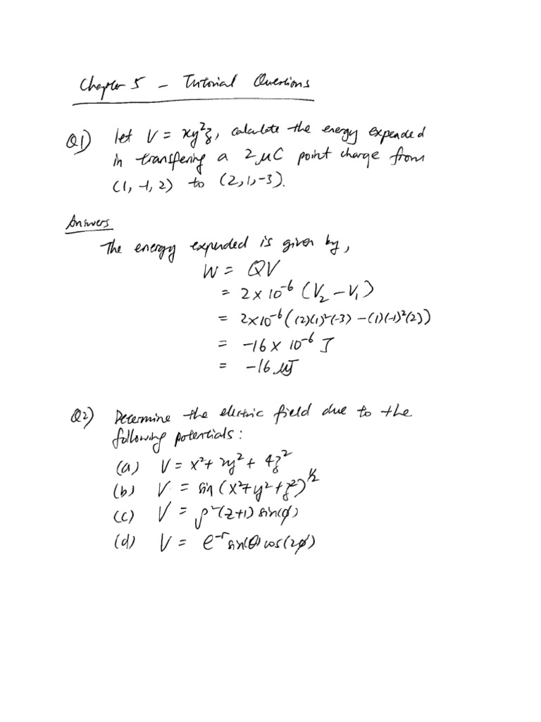 Tutorial 5 - Answers - Updated Latest Version | PDF