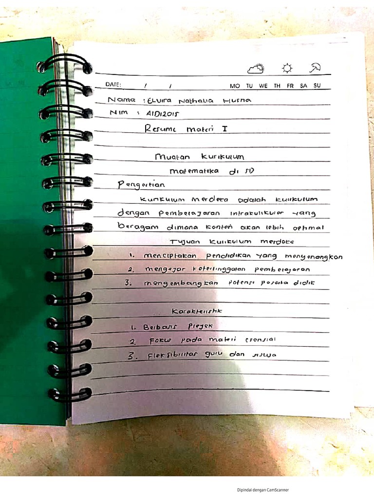 Resume MTK Kel 1 Elvira Nathalia Husna A1D120157 R003 | PDF