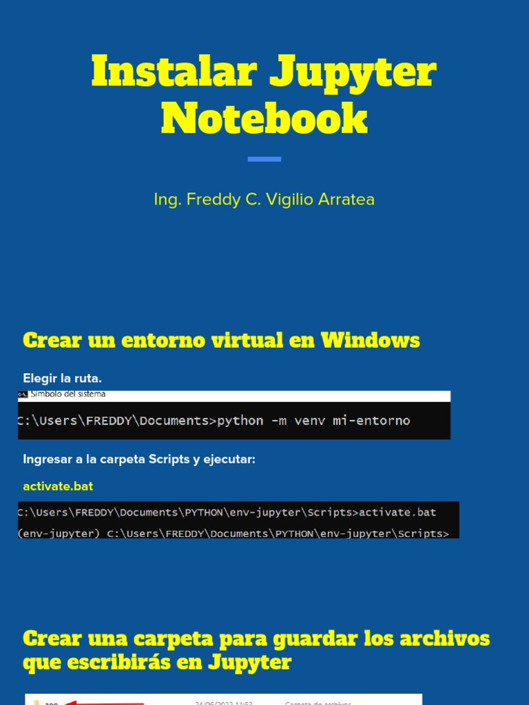 Instalar Jupyter Notebook | PDF