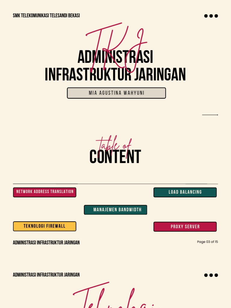 Administrasi Infrastruktur Jaringan | PDF