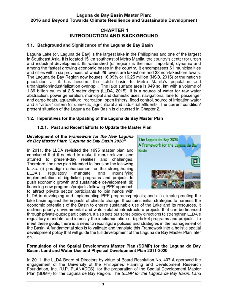 Laguna de Bay Masterplan - Abridge Masterplan | PDF | Strategic ...