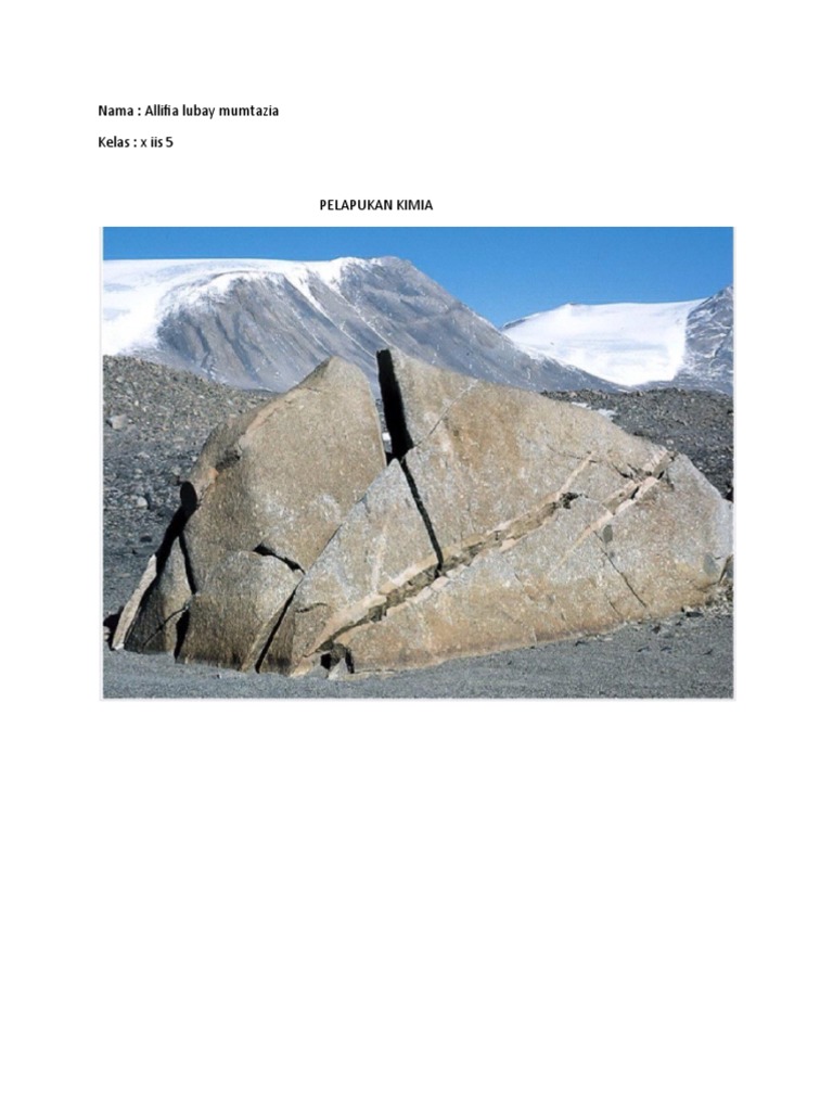 Pelapukan Kimia | PDF