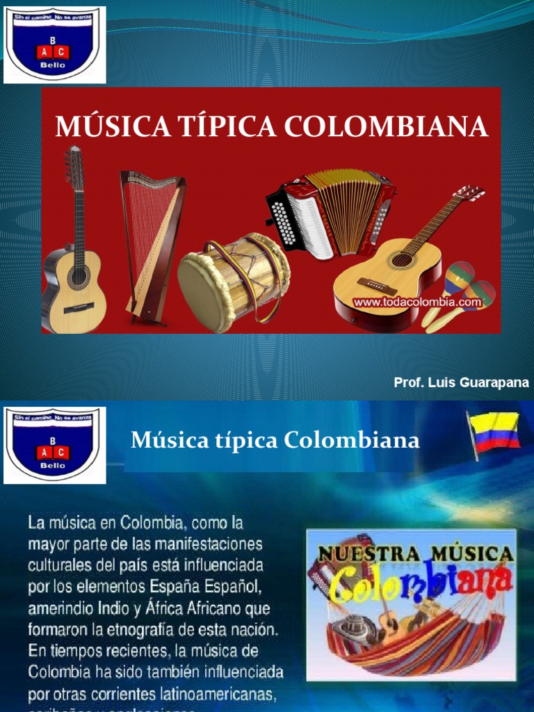 Música Típica Colombiana | PDF | Arte