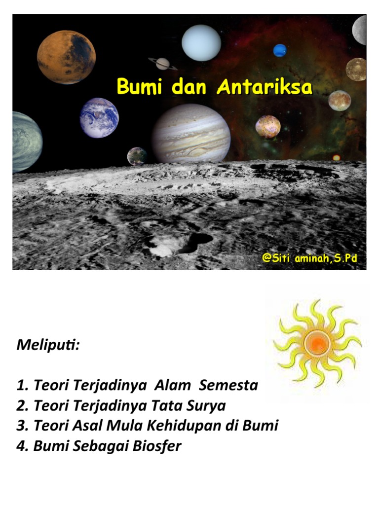 Proyek Ipas 4 Bumi Dan Antariksa | PDF