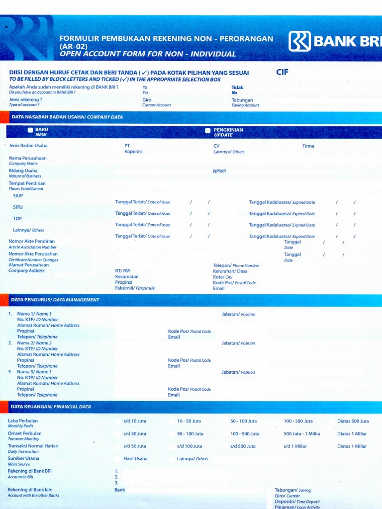 Formulir Ar 02 | PDF