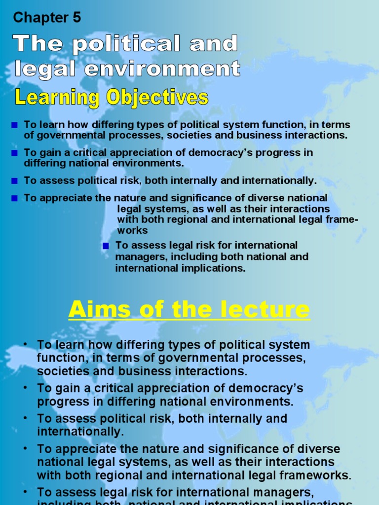 Political and Legal Environment | PDF | Authoritarianism | Democracy