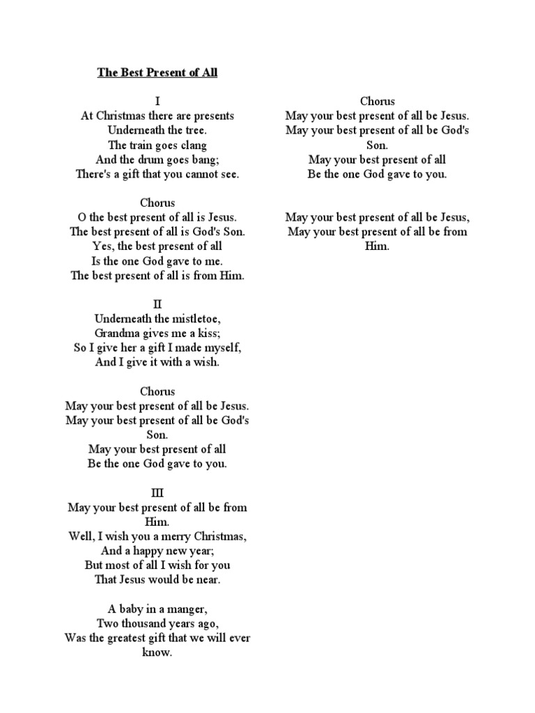 The Best Present of All | PDF