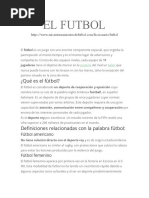Discurso Sobre El Futbol | PDF
