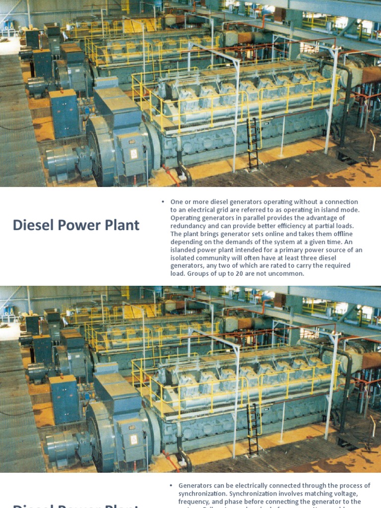 Diesel Power Plant | PDF | Electric Power | Power (Physics)