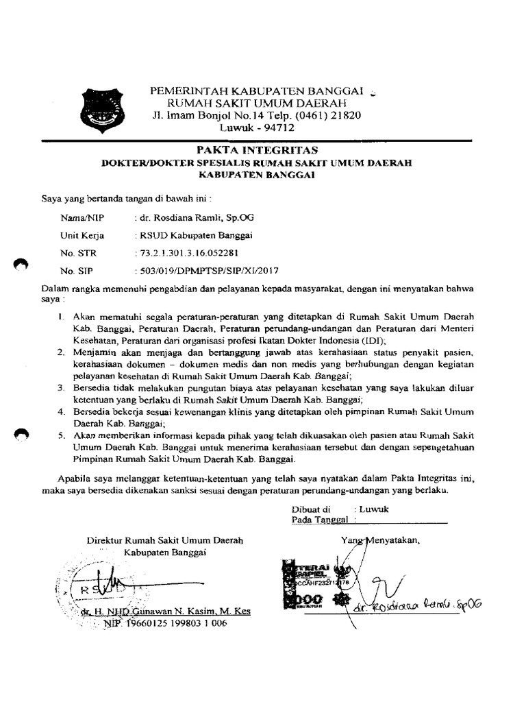 Kps 10 EP 4 Perjanjian Staf Medis | PDF