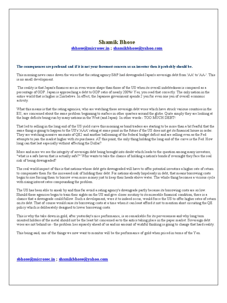 The Consequences Are Profound | PDF | Yield Curve | Inflation