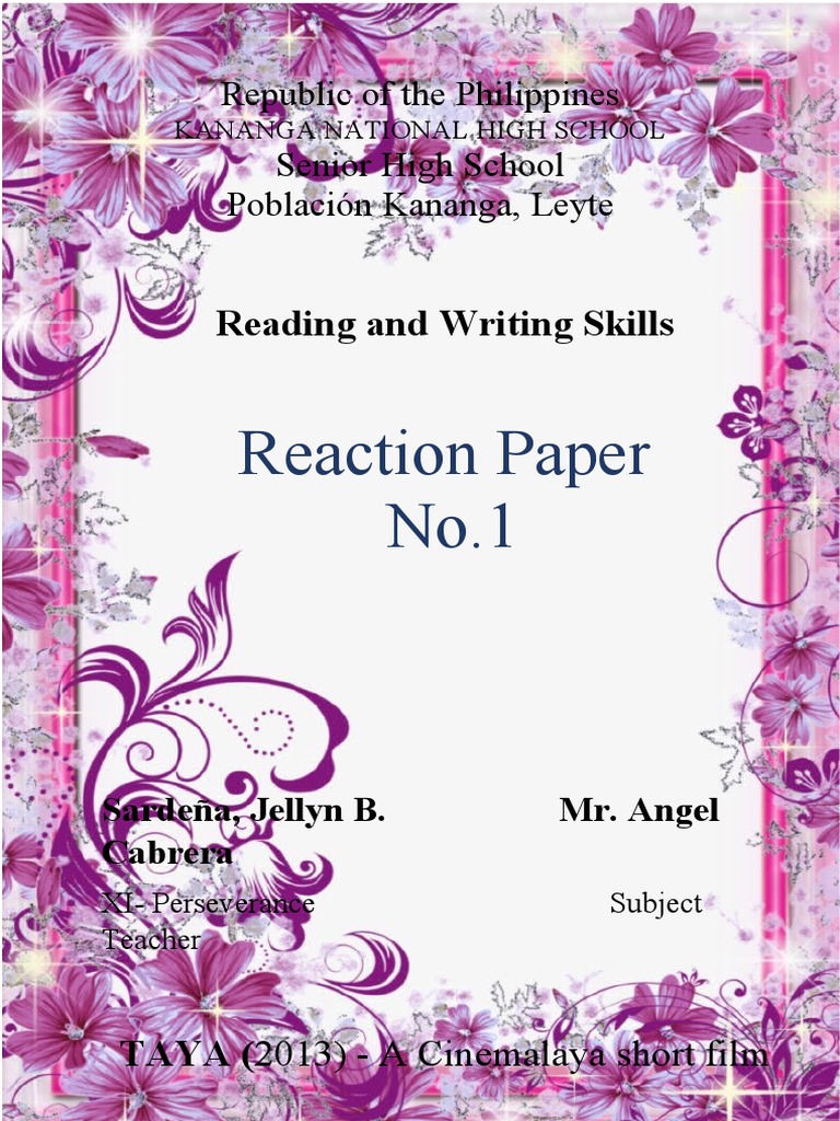 Reading and Writing Skills | PDF