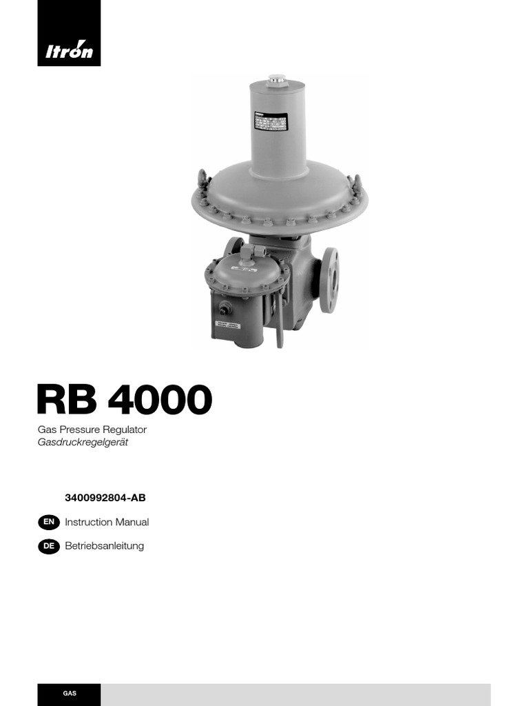 RB 4000 | PDF | Valve | Gases