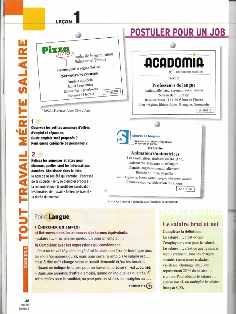 Postuler Pour Un Job | PDF