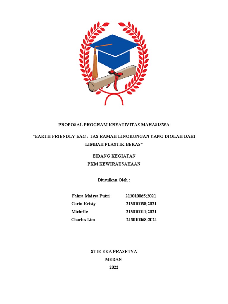 Proposal Program Kreativitas Mahasiswa | PDF | Seni