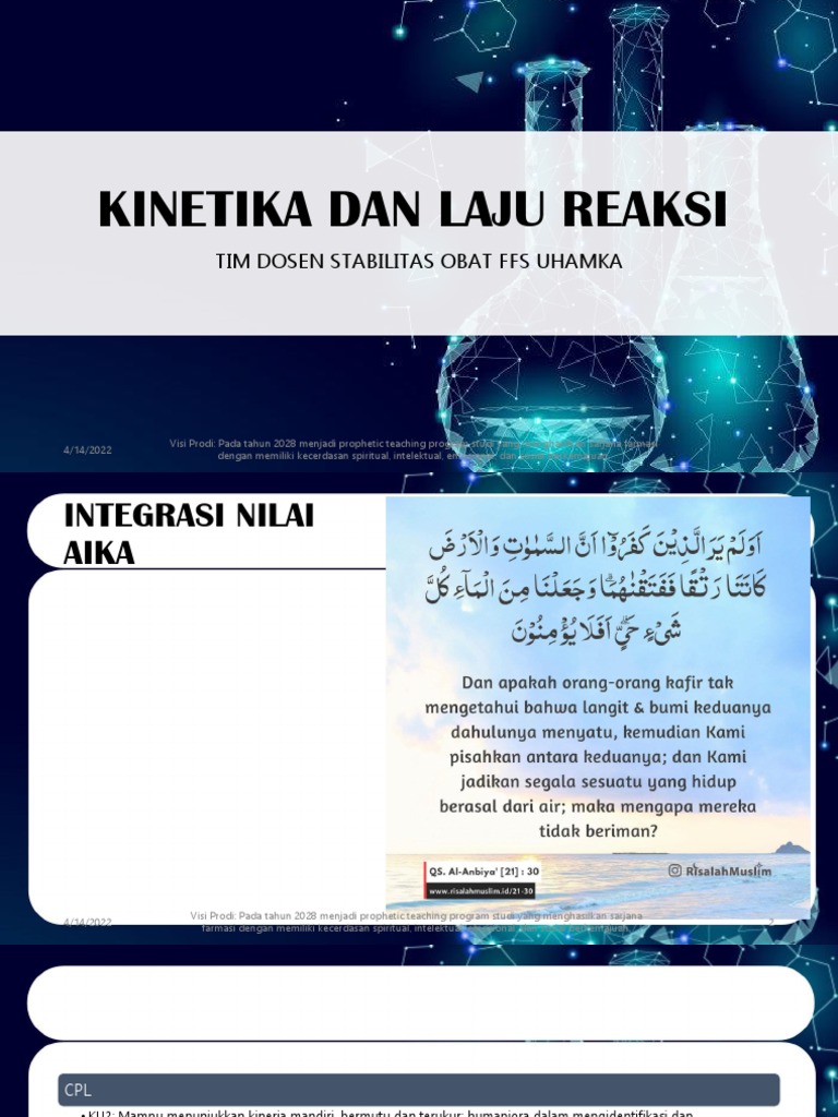 Kinetika Dan Laju Reaksi | PDF