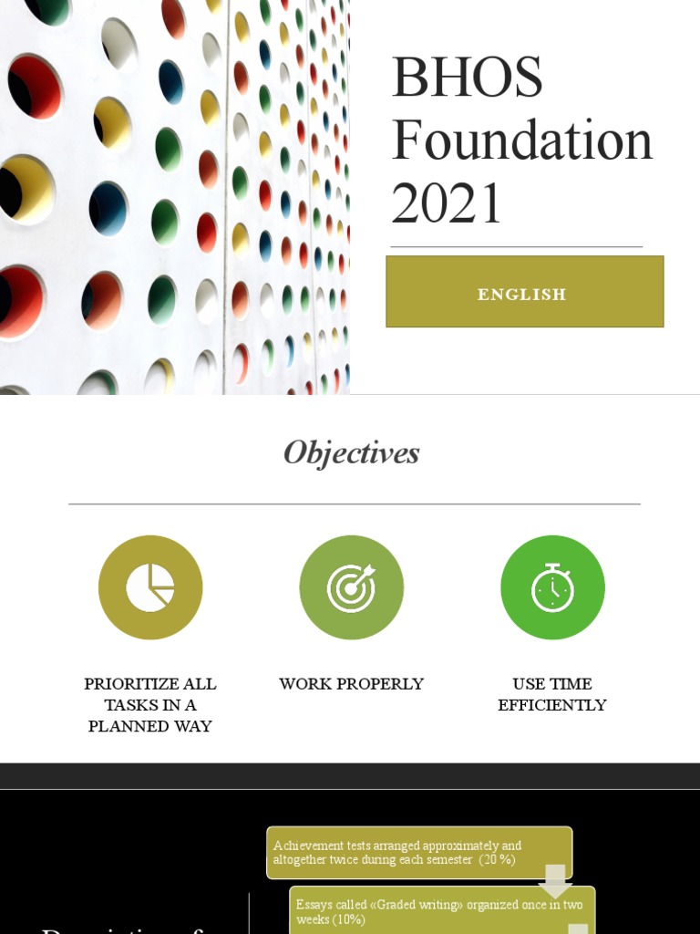 BHOS Foundation 2021 English | PDF | Teachers | Vocabulary