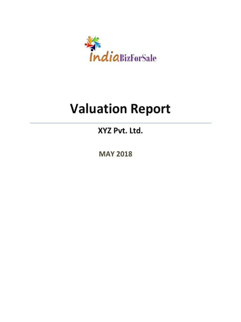 XYZ Pvt. Ltd. Valuation Report 2018 | PDF | Real Estate Appraisal ...