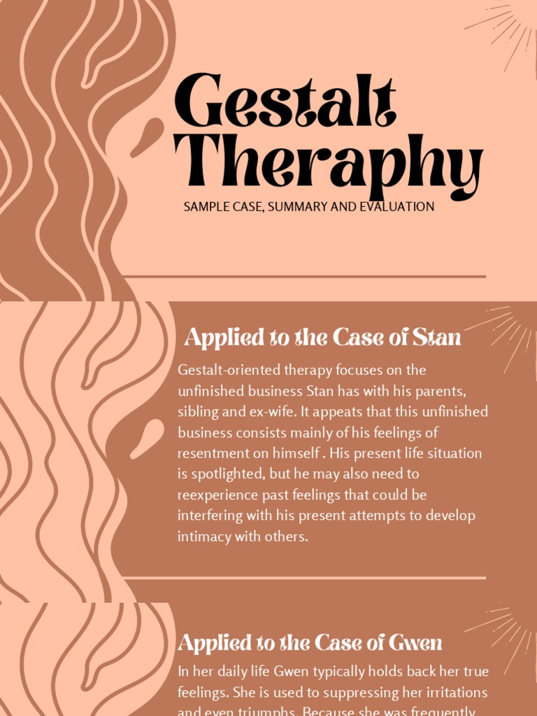 Gestalt Therapy | PDF | Psychotherapy | Gestalt Therapy