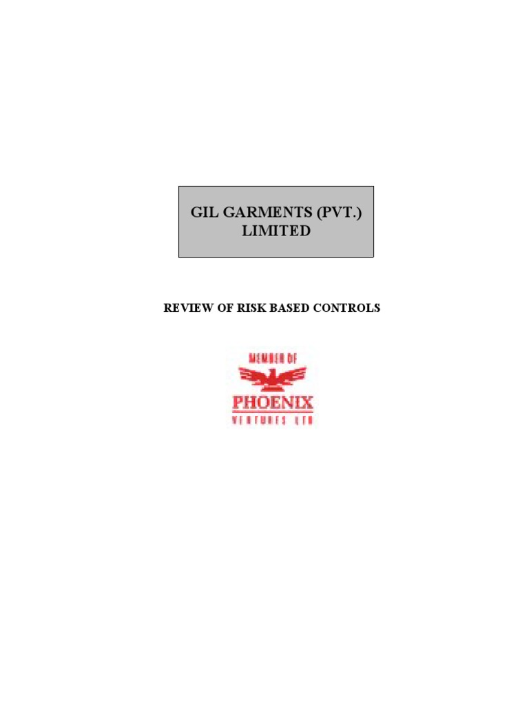 Gil Garments (System Study 2002) | PDF | Procurement | Risk