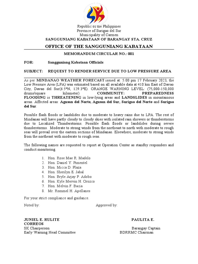 Memo | PDF