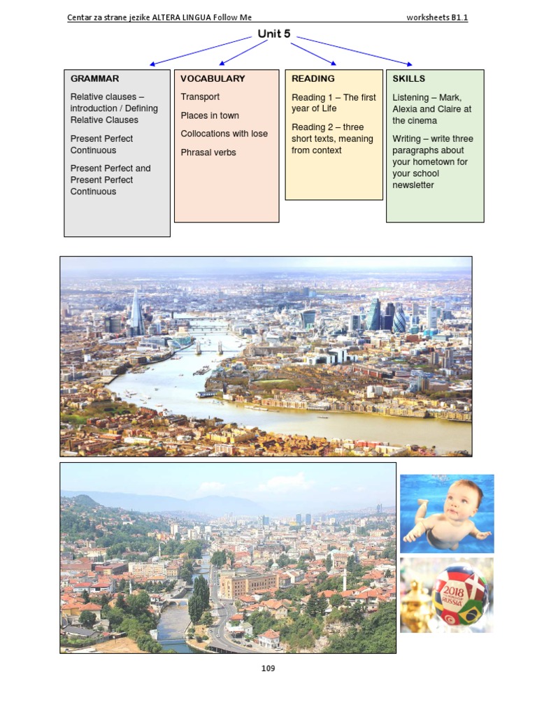 Unit5 - B 1.1 Worksheets | PDF | Pronoun | Grammar