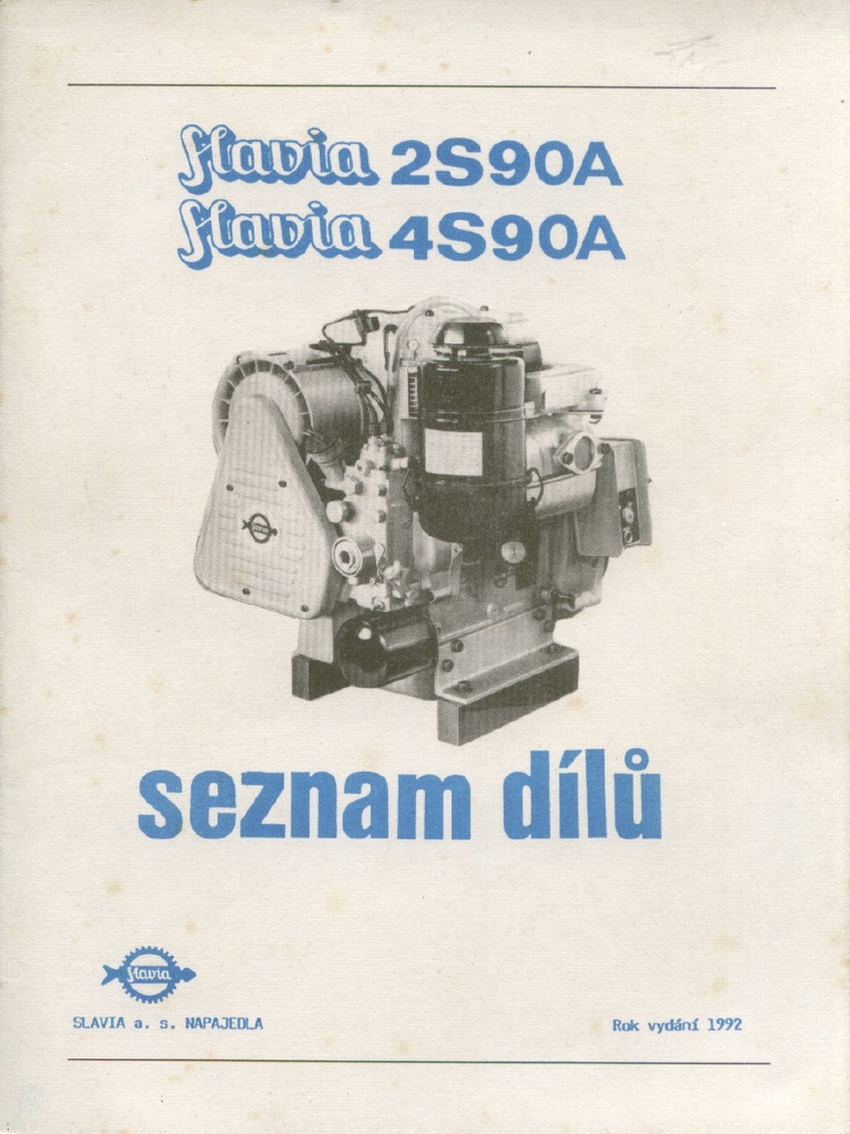 Slavia 2S90A 4S90A Seznam Dilu | PDF
