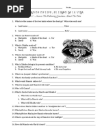 Book of Life Movie Questions | PDF