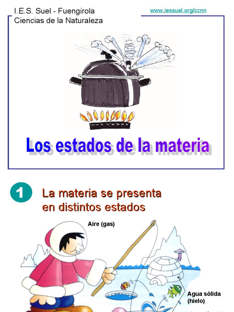 Los Estados de La Materia | PDF | Gases | Líquidos