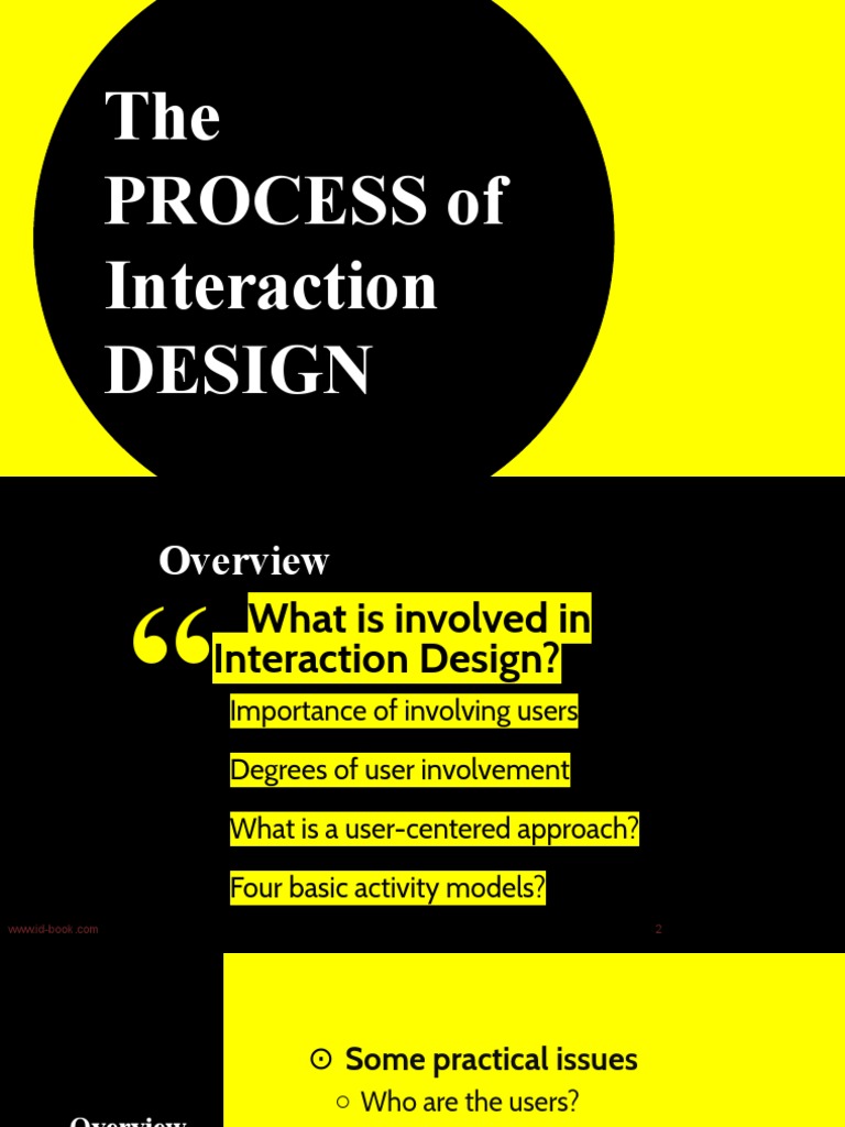 Chapter 9 The Process of Interaction Design | PDF | Usability | Systems Science