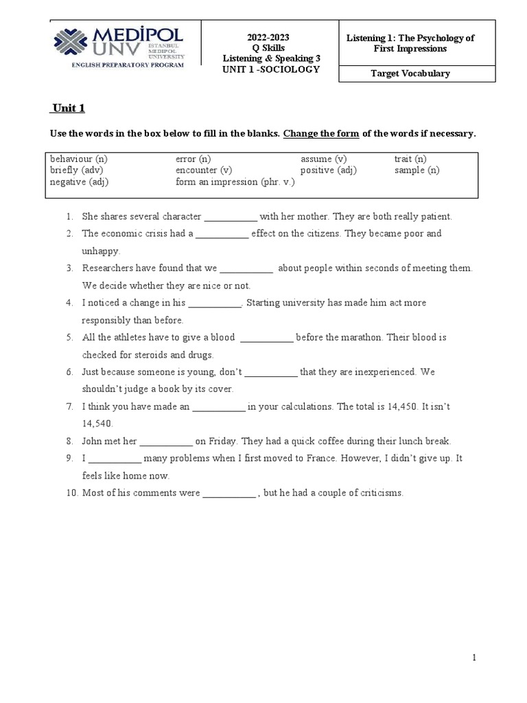 Listening Pack For Students - Q Skills 3 (3rd Ed) - Units 1-8 | PDF ...