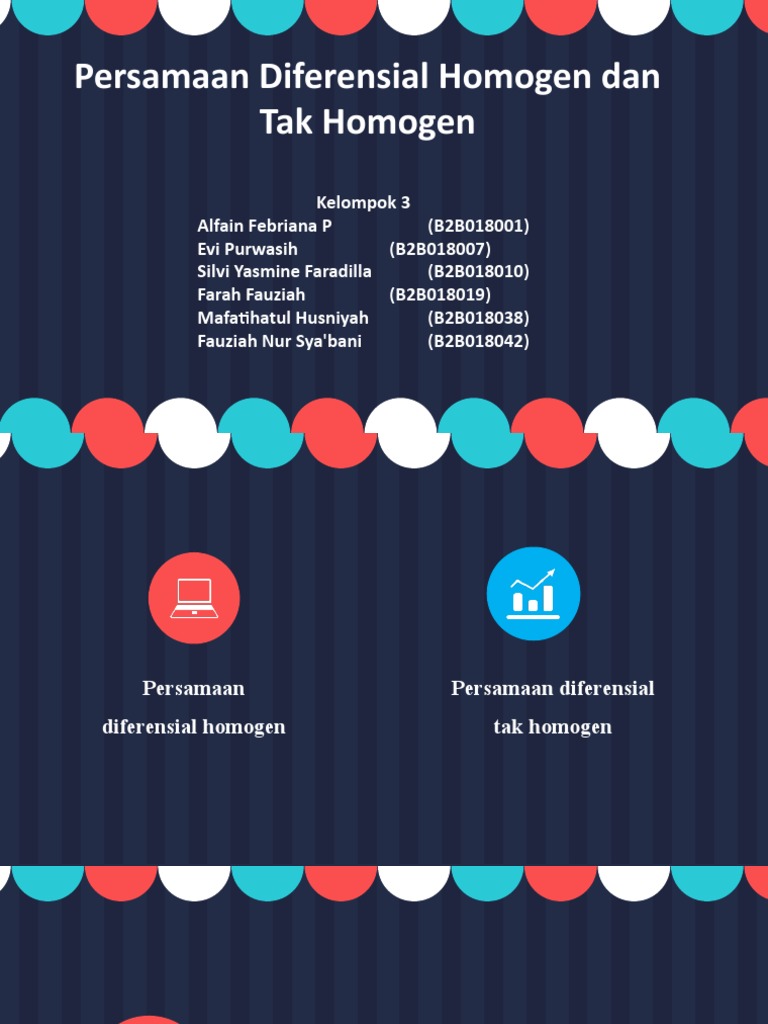 Klompok 3 Persamaan Diferensial Homogen Dan Tak Homogen | PDF | Seni ...