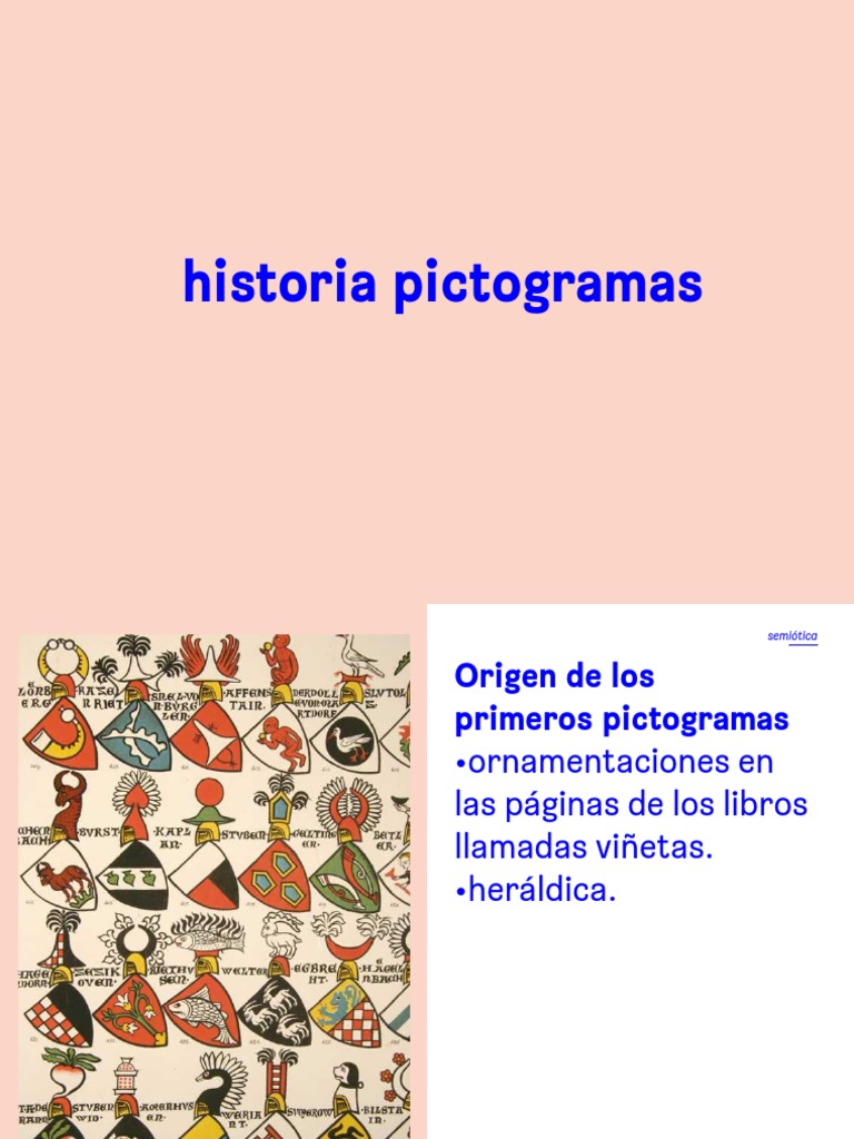 Historia de los Pictogramas Antiguos | PDF