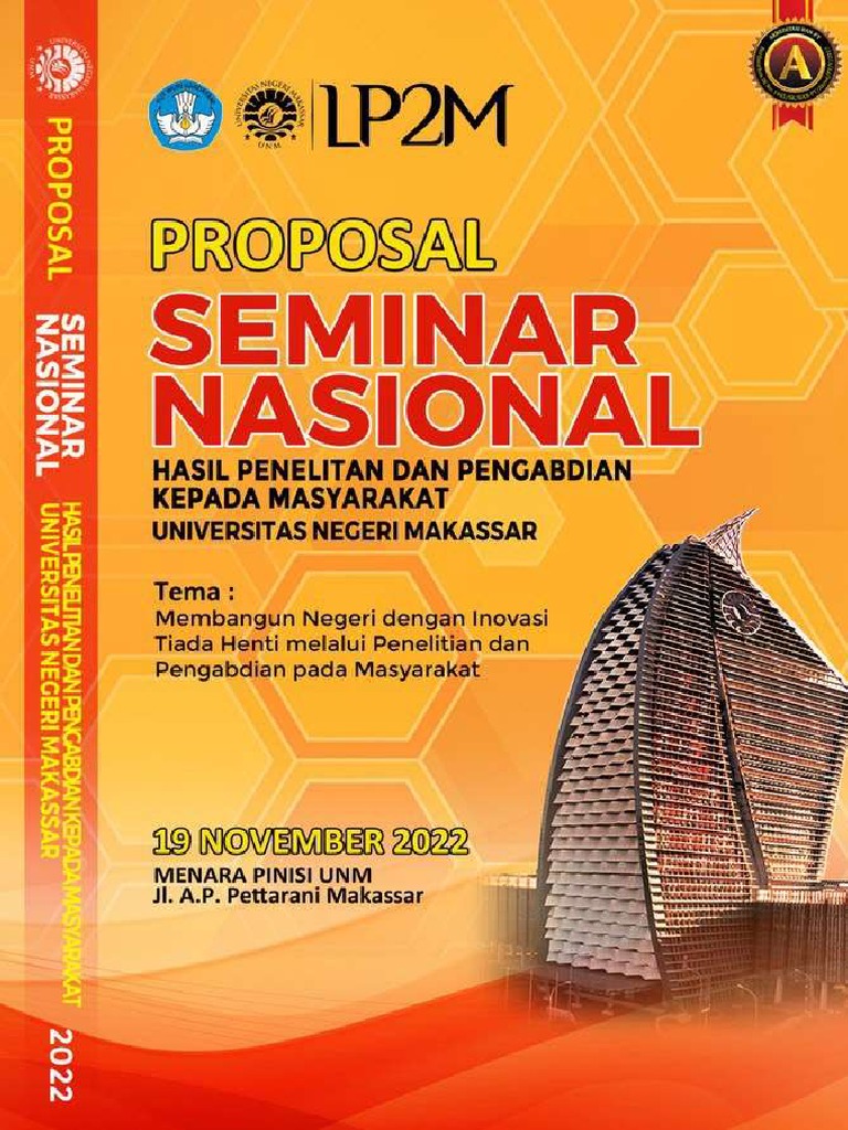 Proposal Seminar Nasional Penelitian Dan Pengabdian LP2M Tahun 2022 | PDF