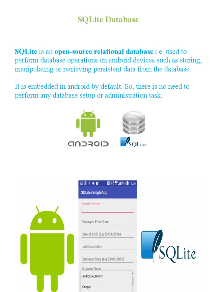 SQLite | PDF | Databases | Sql SQLite | PDF | Databases | Sql