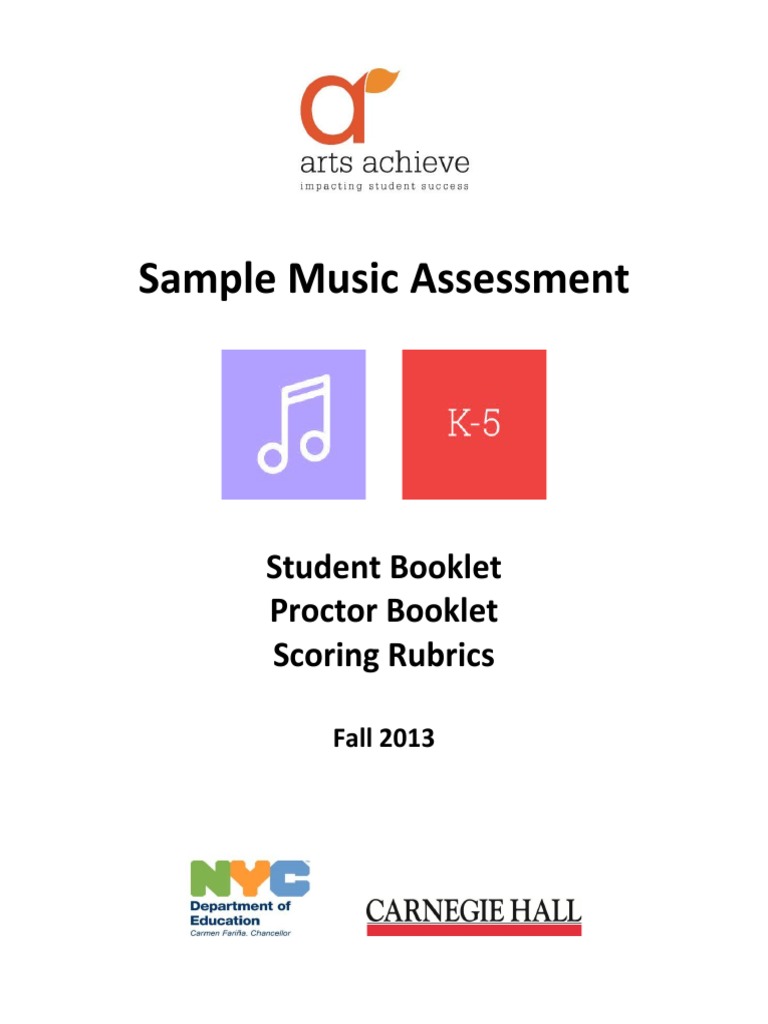 5th+Grade+Music+Assessment+Fall+2013+ +WEB | PDF | Educational ...