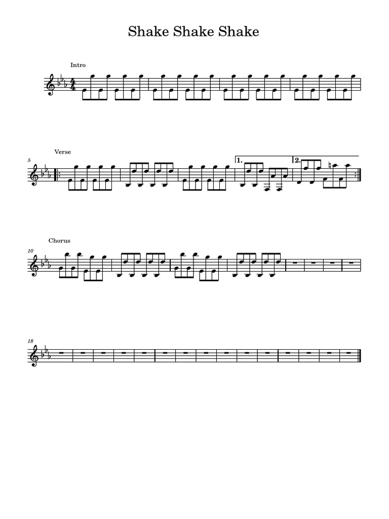 Shake Shake Shake | PDF