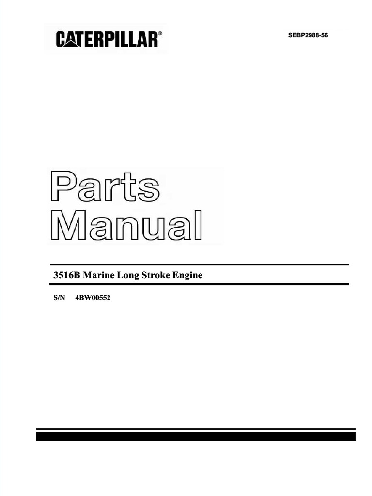 PDF Cat 3516b Parts Catalogue Compress | PDF
