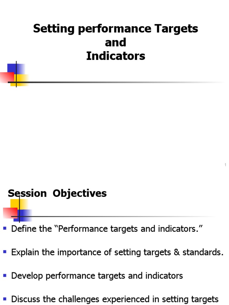 Setting Effective Performance Targets | PDF | Performance Indicator | Goal