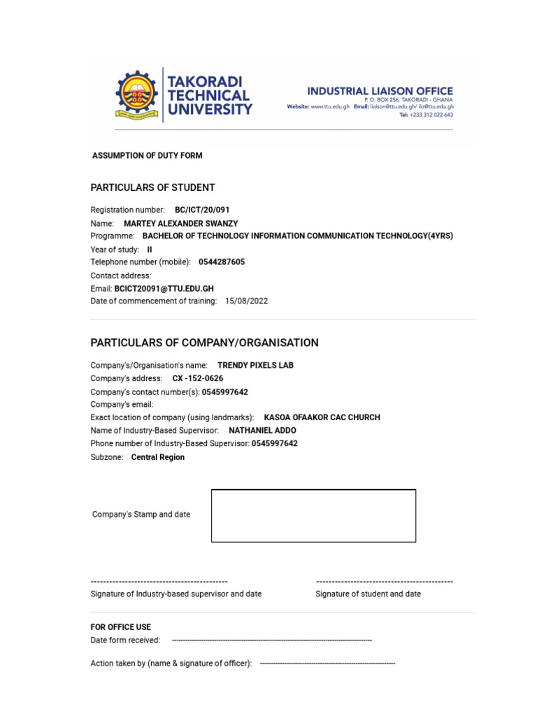 Portal - Takoradi Technical University | PDF