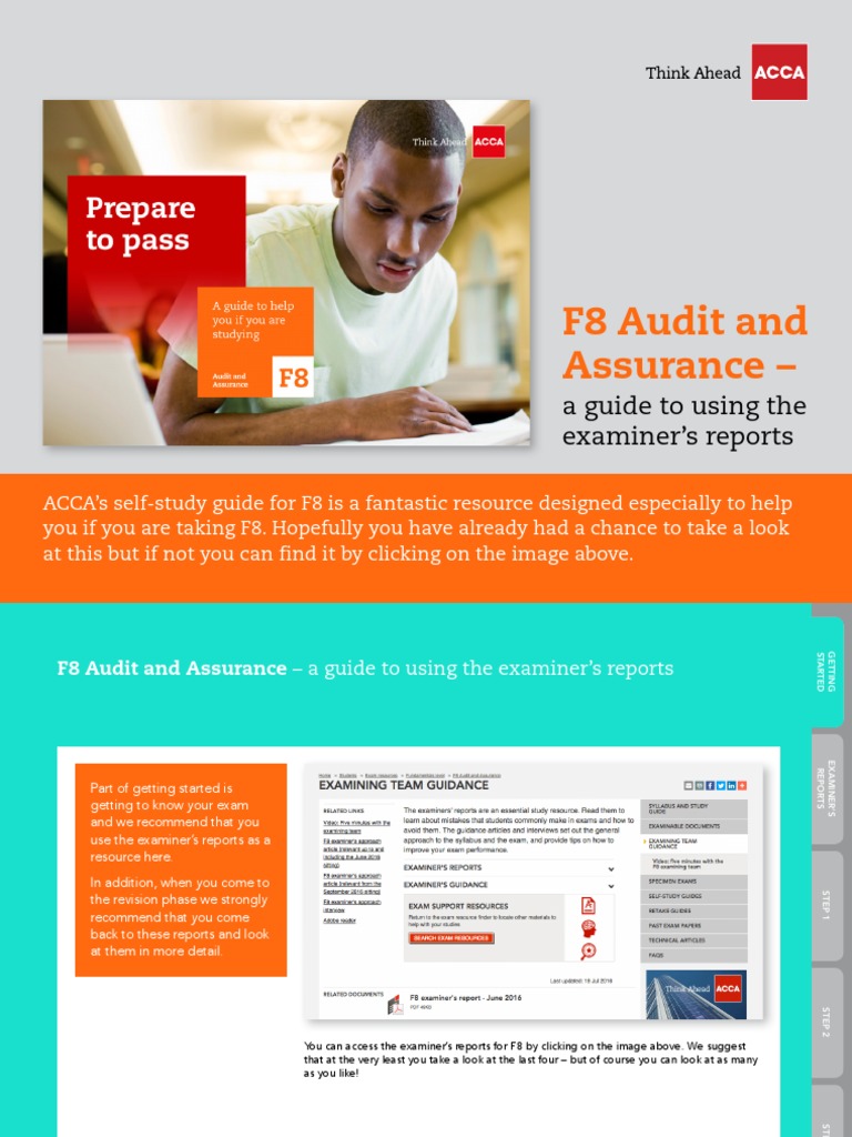 Reflections 1st F8 Audit and Assurance Form | PDF | Internal Control ...