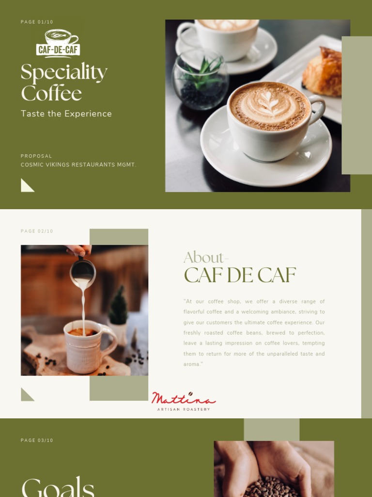 Coffee Shop Marketing Proposal Presentation | PDF | Coffee | Coffeehouse