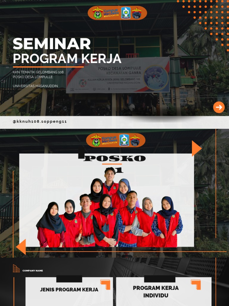 Program Kerja KKN Tematik Desa Lompulle | PDF | Seni