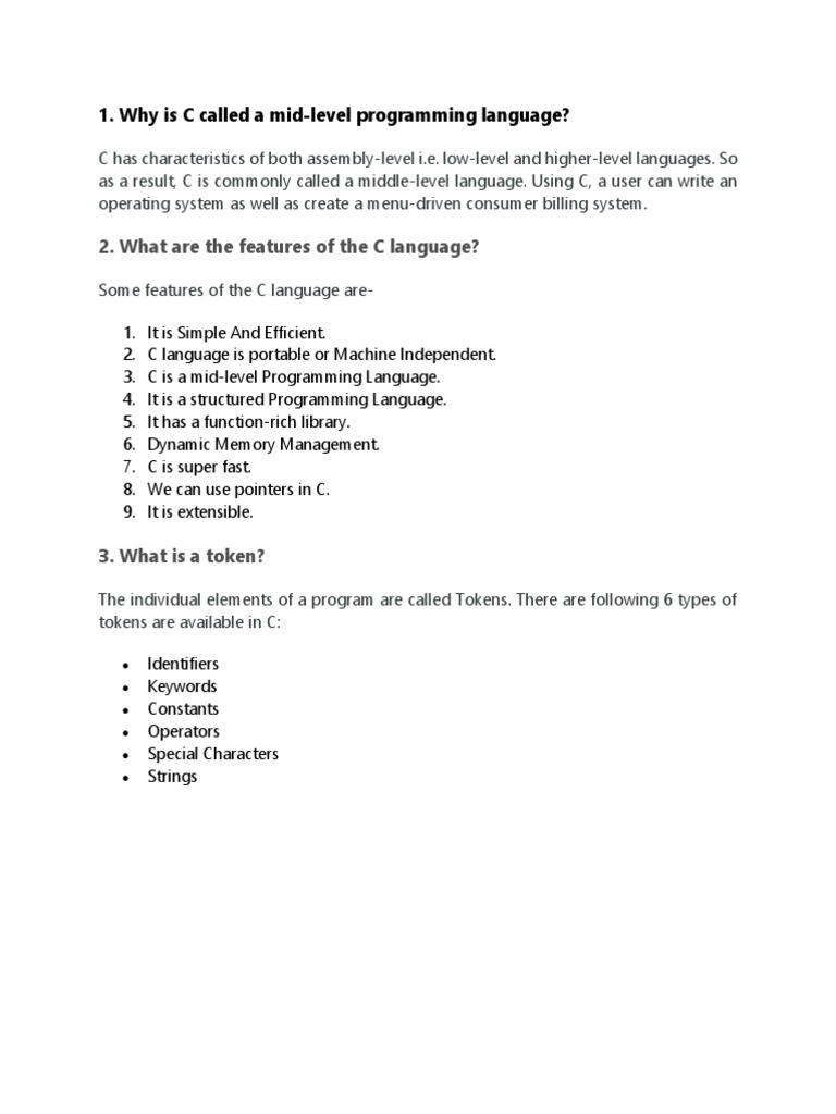 C Language | PDF | Data Type | C (Programming Language) C Language | PDF | Data Type | C (Programming Language)