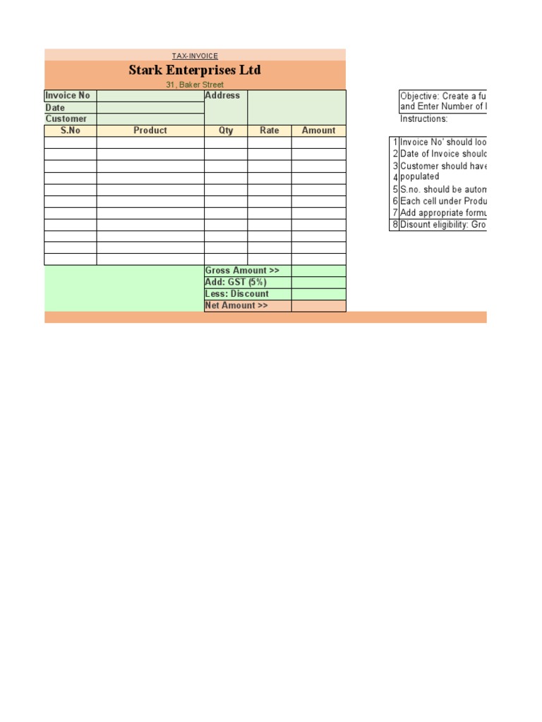 Automated Invoice Gross and Net Calculation | PDF