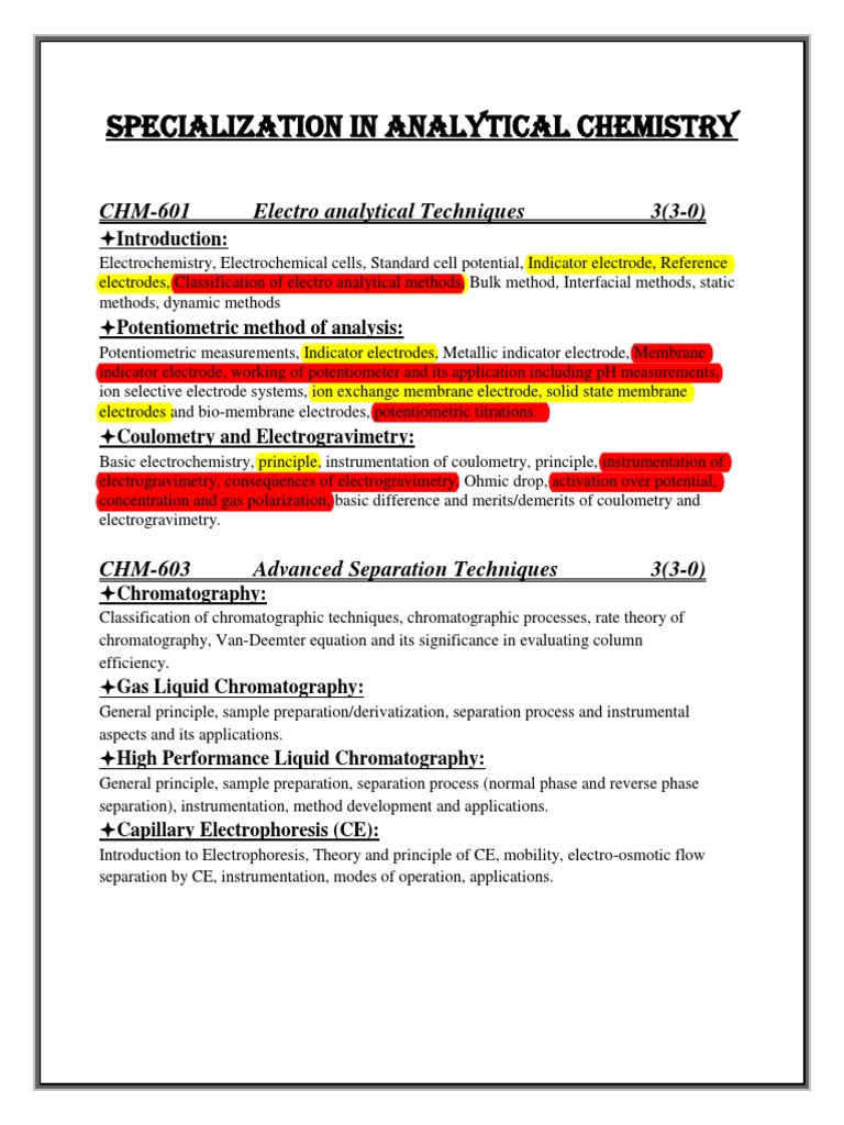 CHM 7th - Semester | PDF | Absorption Spectroscopy | Atomic Absorption ...