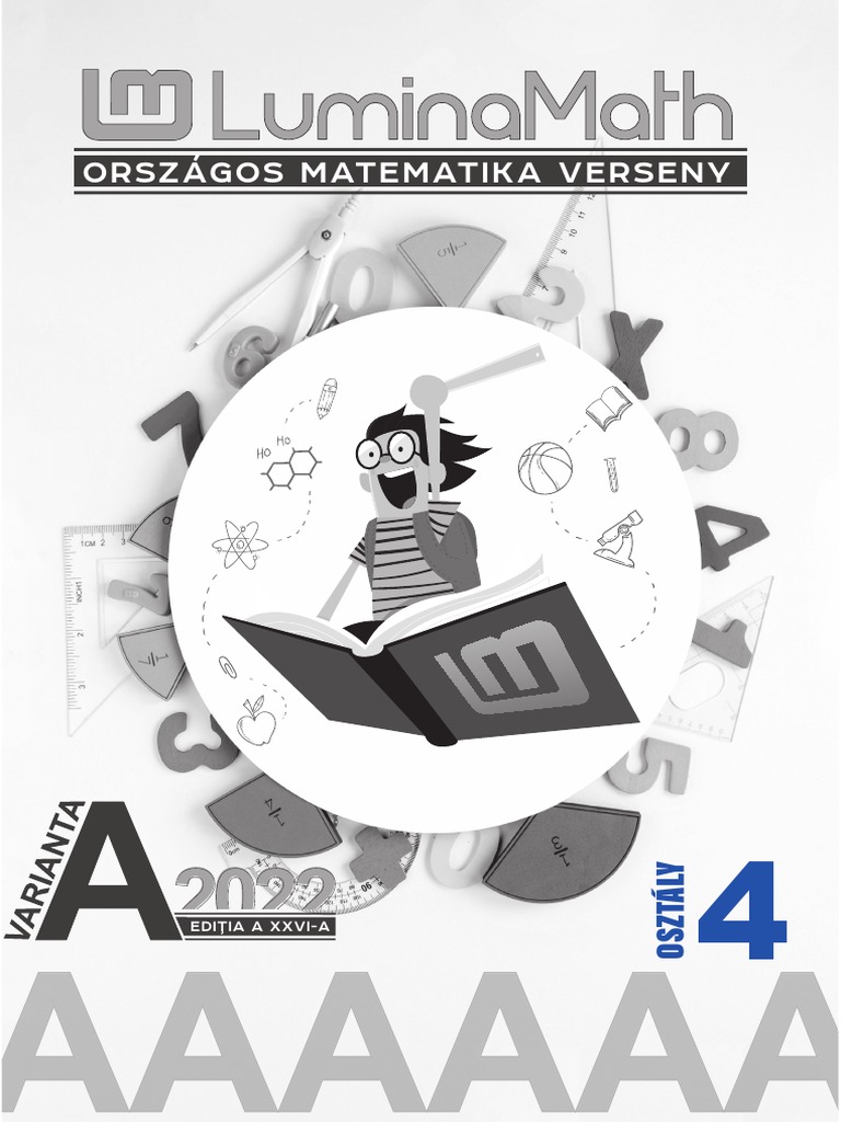 LuminaMath XXVI 2022 HU Subiecte SCRISA A Clasa 4 | PDF