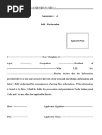 NCL Application and OBC Form and Affidavit | PDF | Identity Document